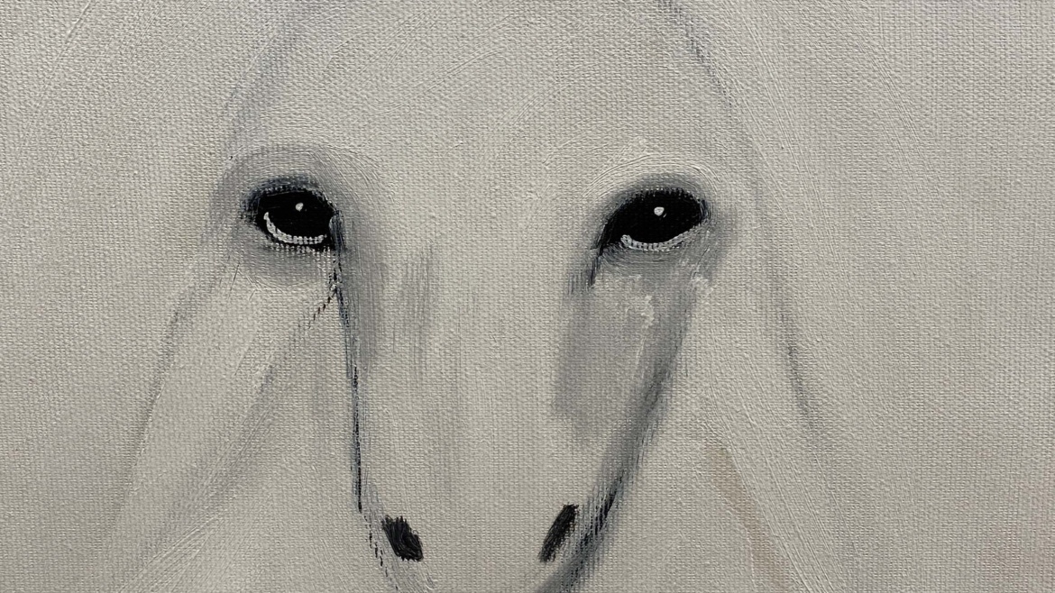 “Yellow eyes” by Menashe Kadishman - Kings Gallery