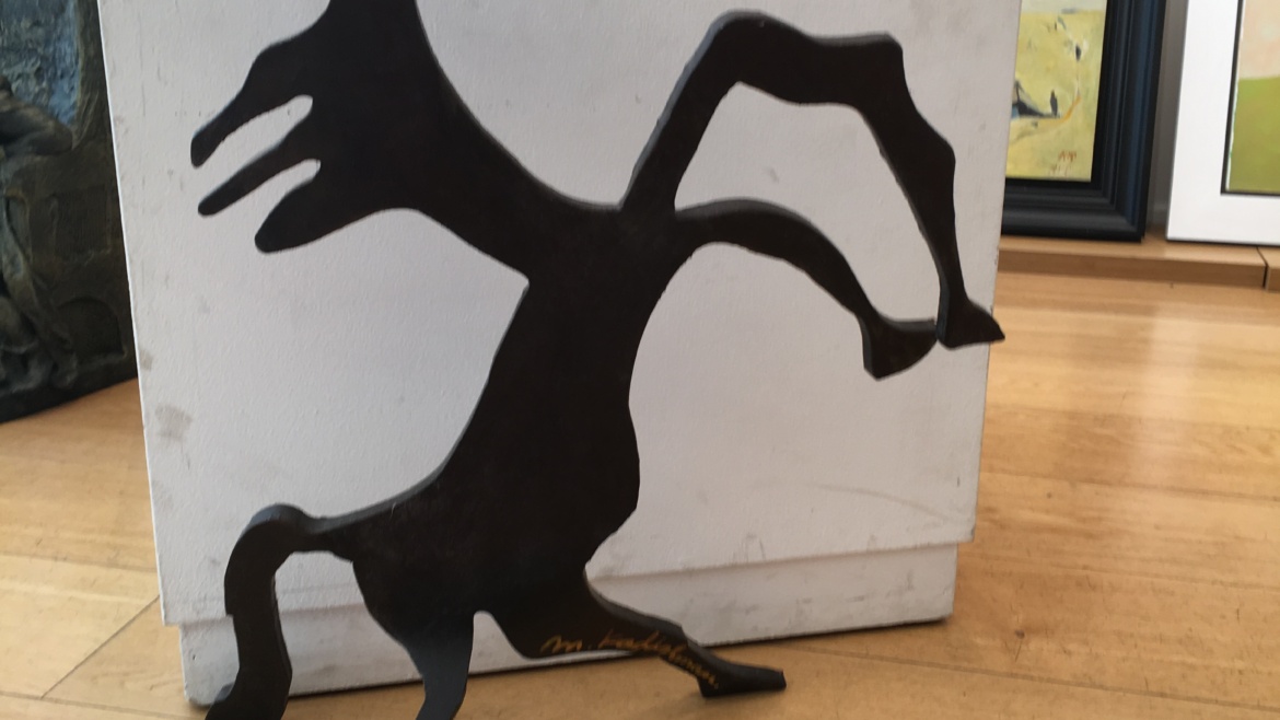 “To the well” by Menashe Kadishman - Kings Gallery