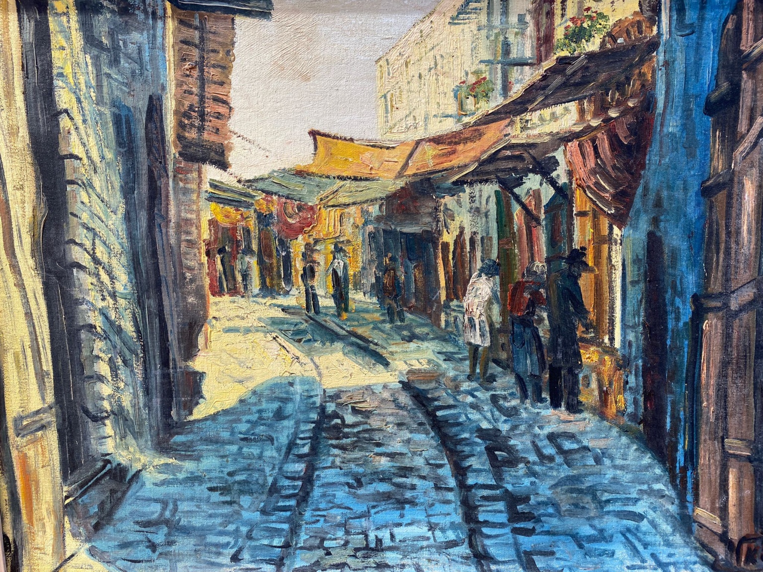 Zvi Raphaeli “Street in Jerusalem” - Kings Gallery