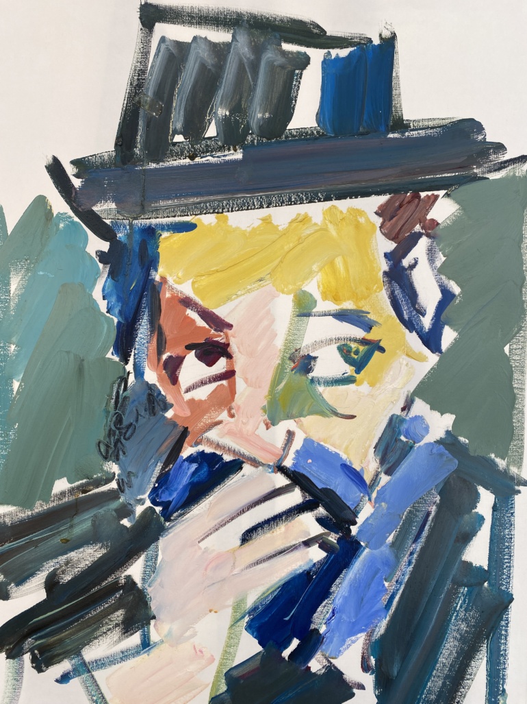 “Rabbi” by Pinchas Litvinovsky - Kings Gallery