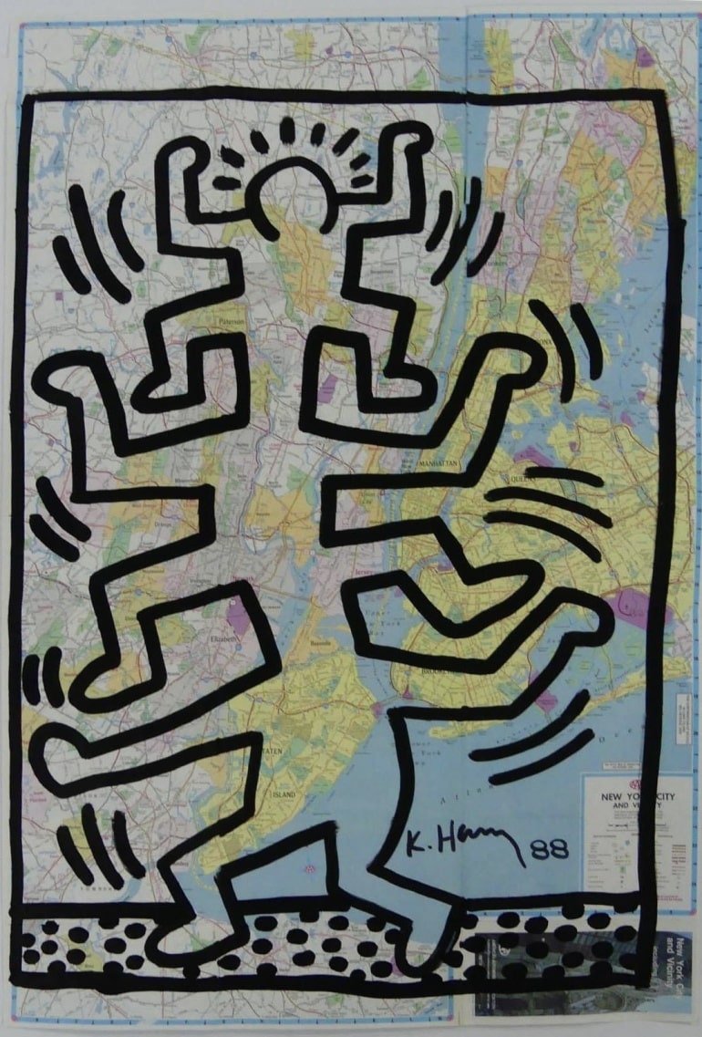 “NEW YORK CITY” By Keith Haring - Kings Gallery