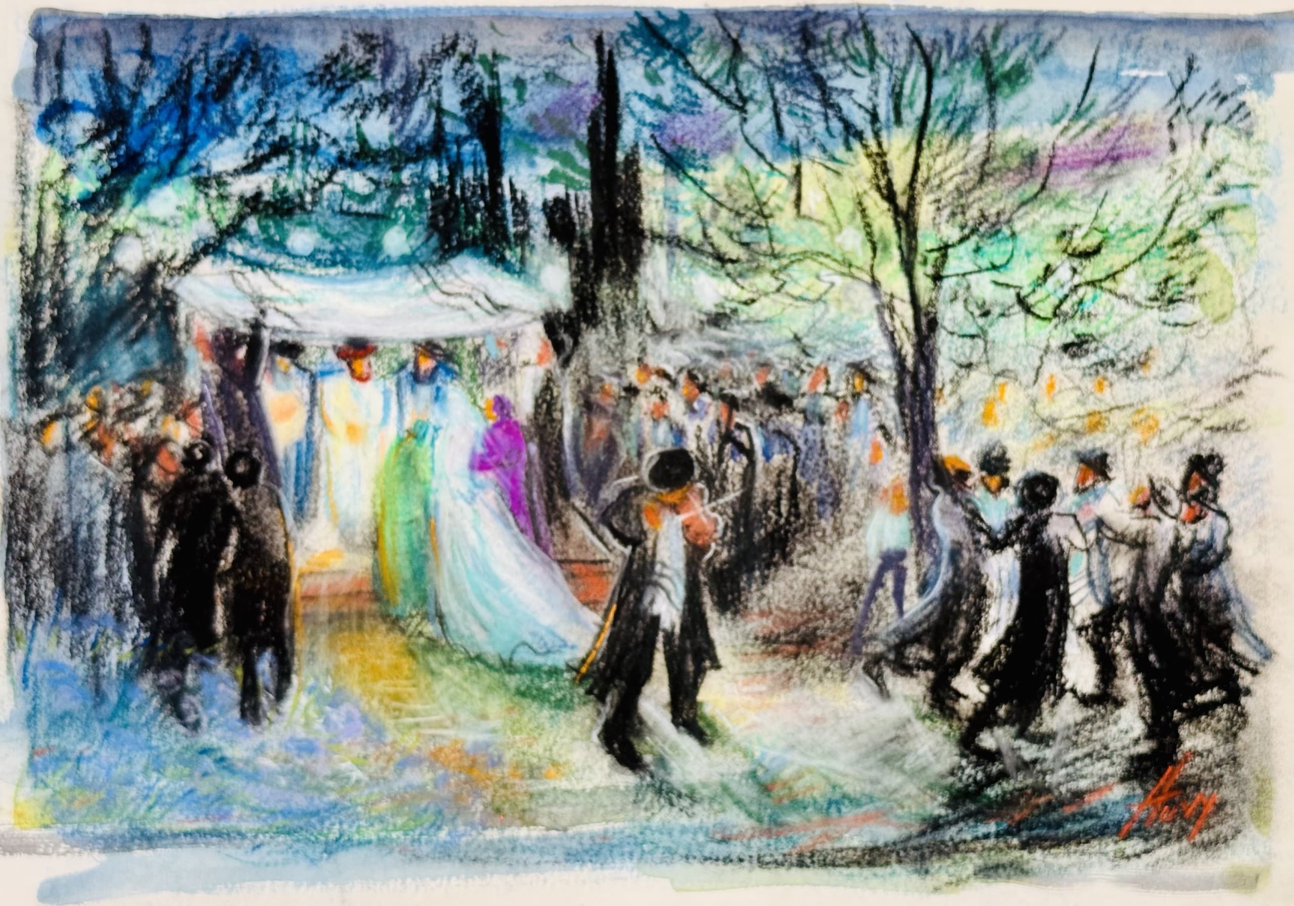 “Wedding” by Ahuva “Huvy” Elisha - Kings Gallery
