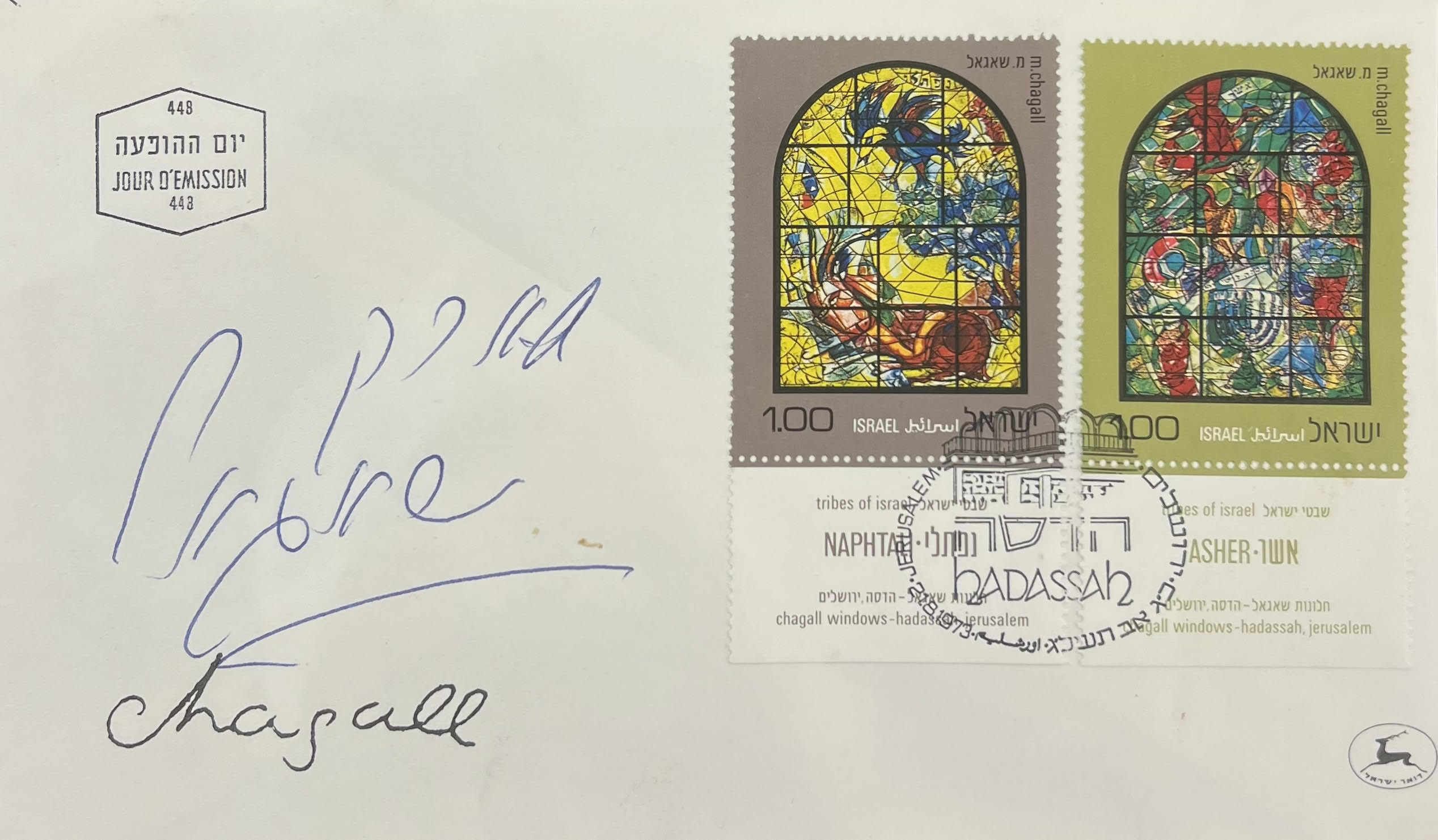 Marc Chagall – Two Stamps - Kings Gallery